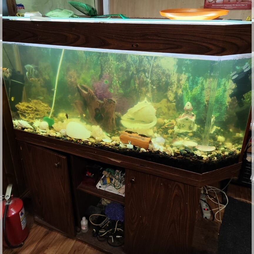 Аквариум 200 литров с тумбой