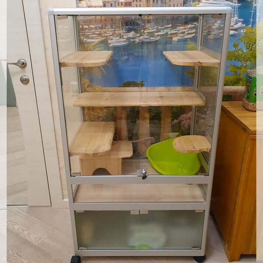 Витрина для шиншиллы бу
