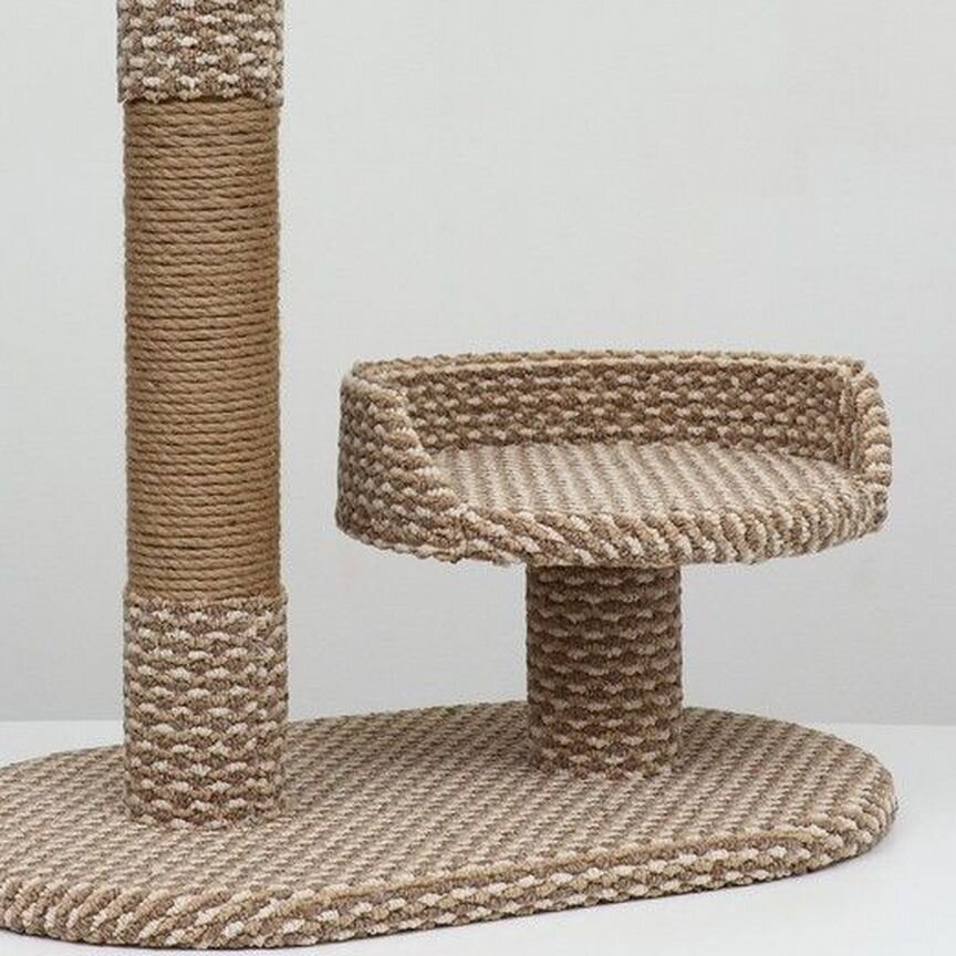Когтеточка "Бока", ковролин, джут, 60 х