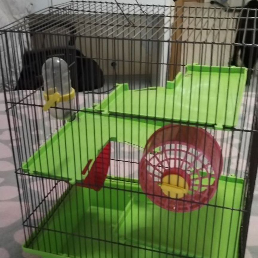 Клетка для хомяка бу. 1700