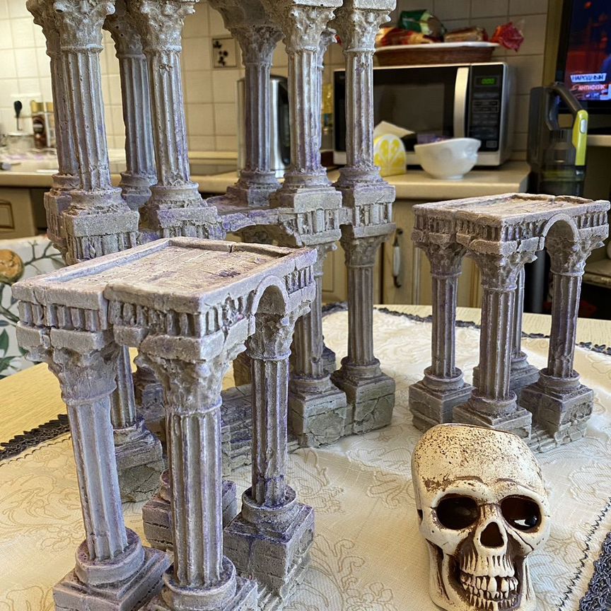 Аквариумный город, декор для аквариума