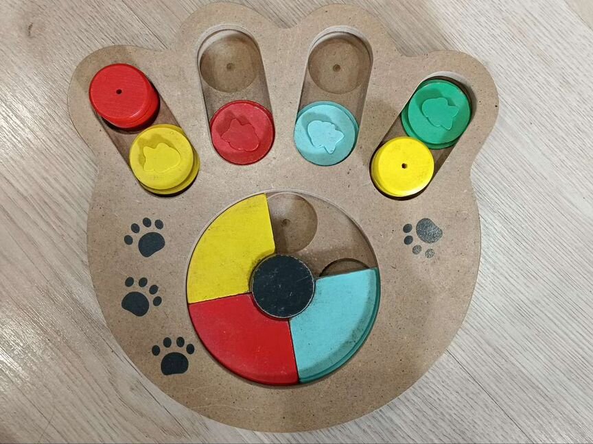 Развивающая деревянная игрушка для собаки