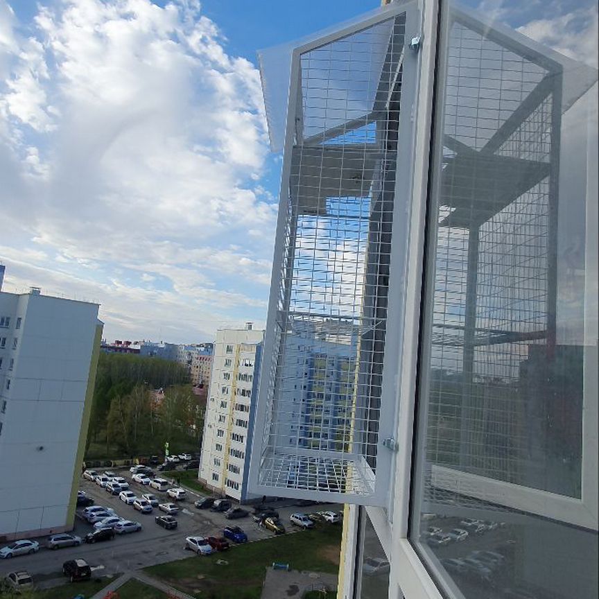 Готовый балкон для кошек