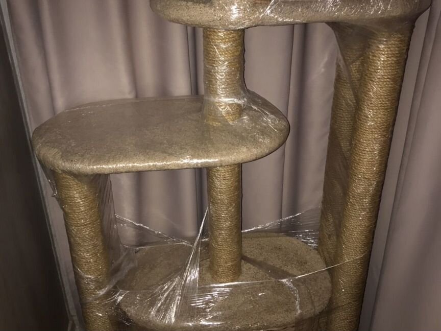 Комлекс для кошки, домик с когтеточкой