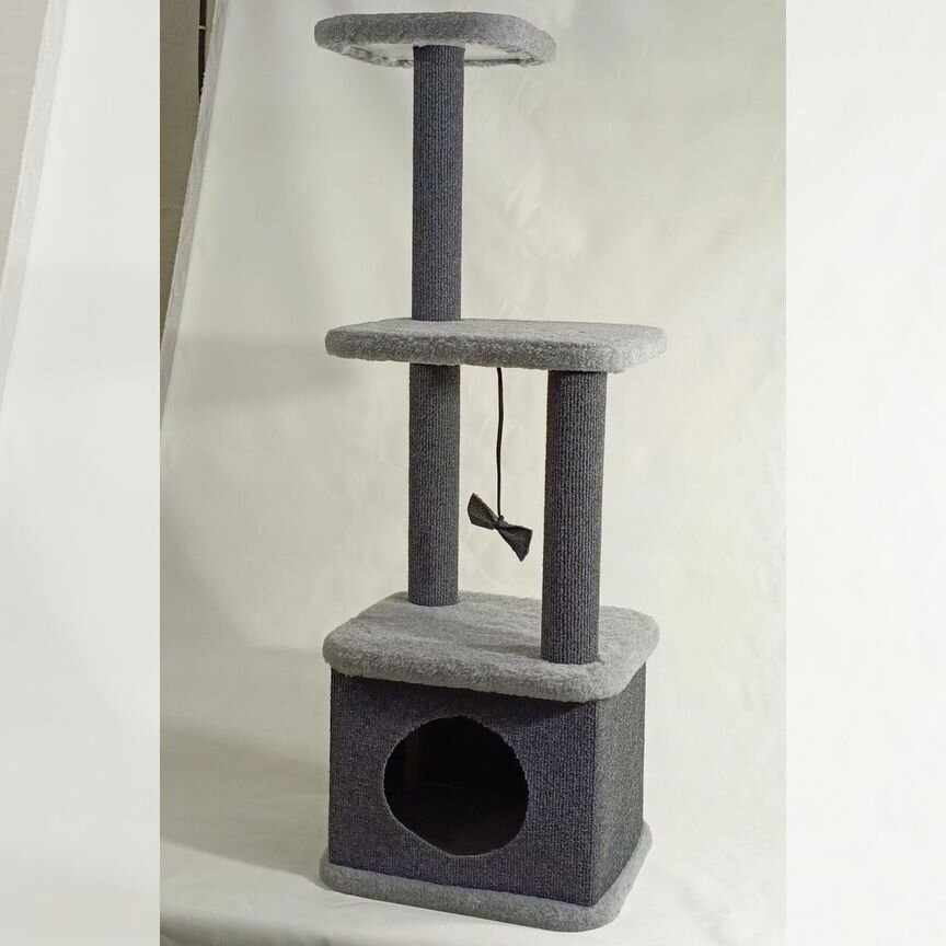 Когтеточка для кошек с домиком
