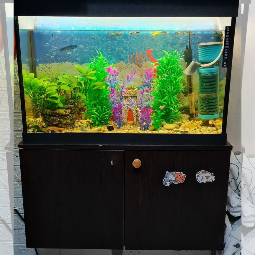 Аквариум с тумбой 70литров