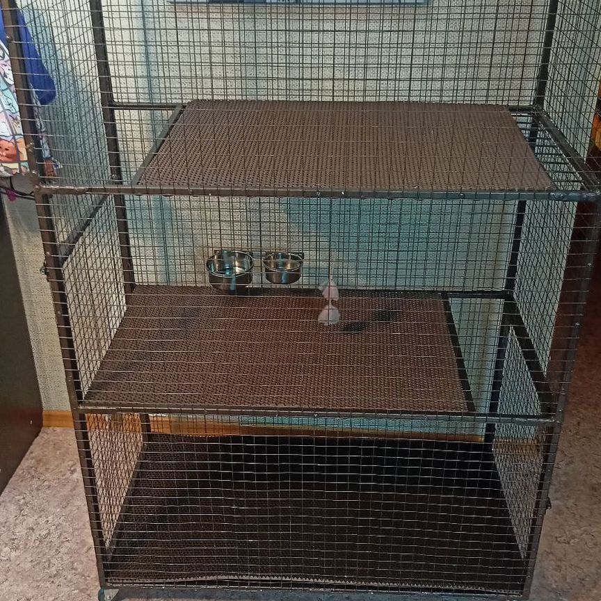 Вольер (клетка) для животных из металла