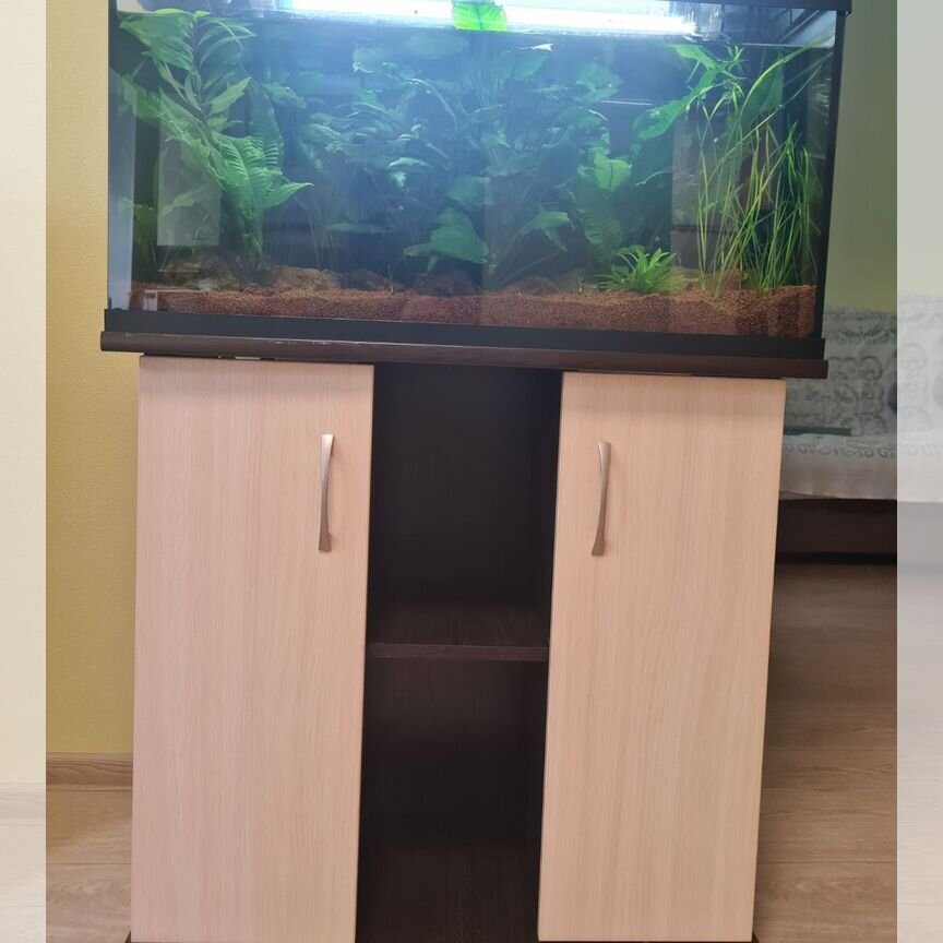 Аквариум с тумбой 100л