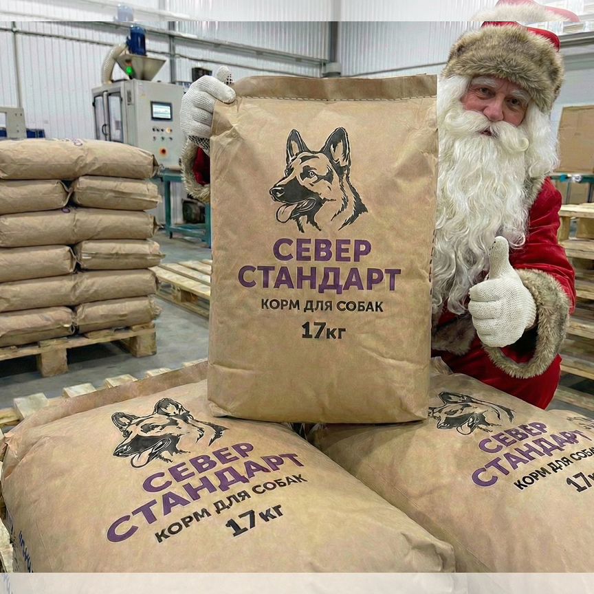 Корм для собак 17кг /Север стандарт