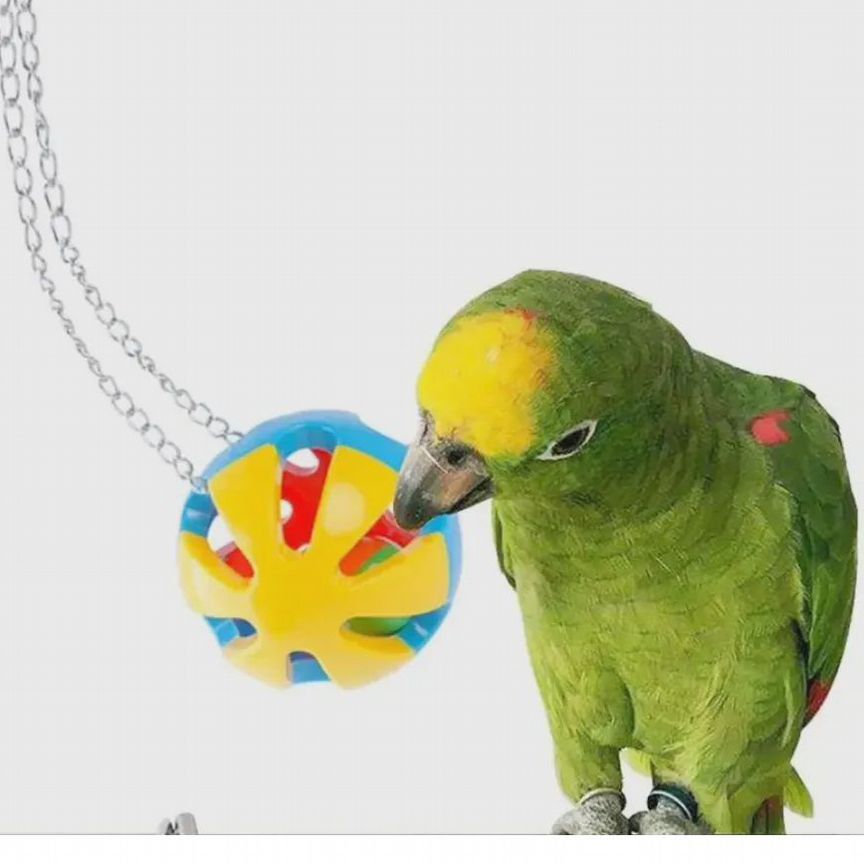 Игрушка для попугая / птиц на цепочке, новая