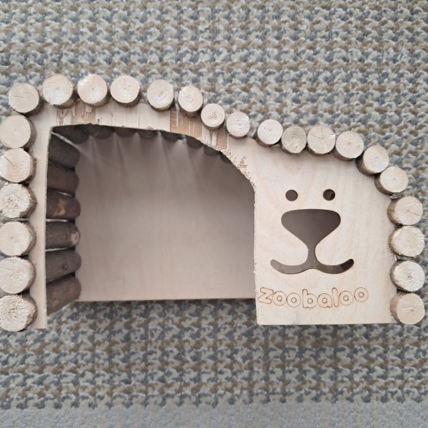 Деревянный домик для грызунов Zoobaloo