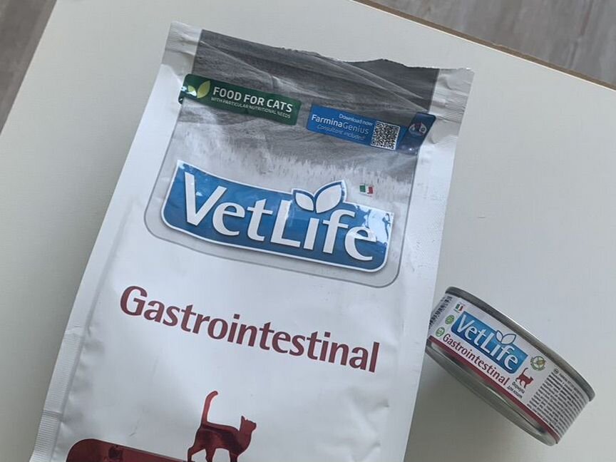 Кошачий корм Farmina VetLife Gastrointestinal