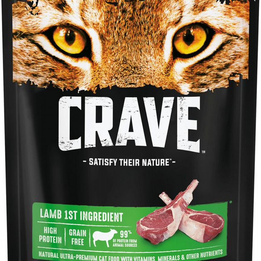 Crave полнорационный консервированный корм для взр