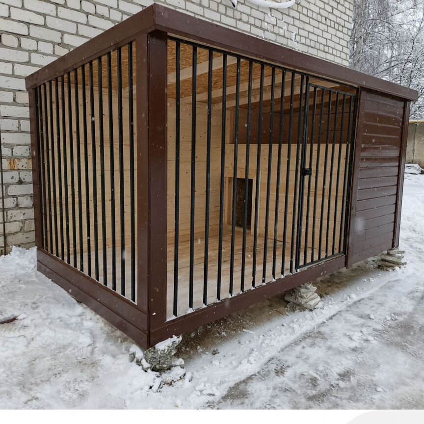 Вольер для собак уличный утепленный