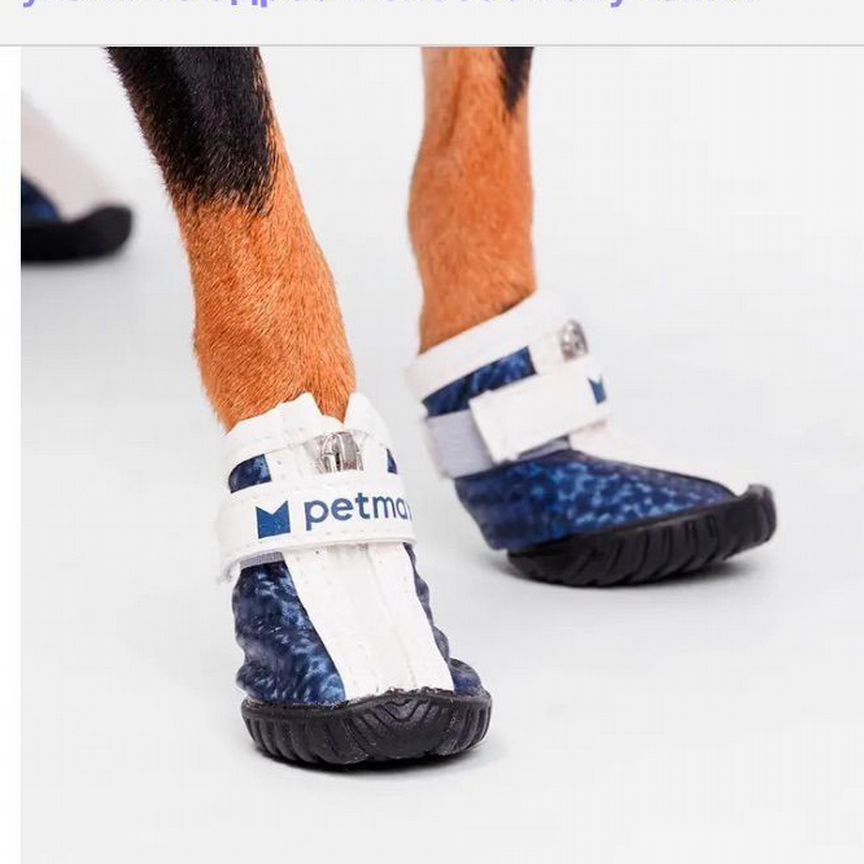 Ботинки зимние для собаки