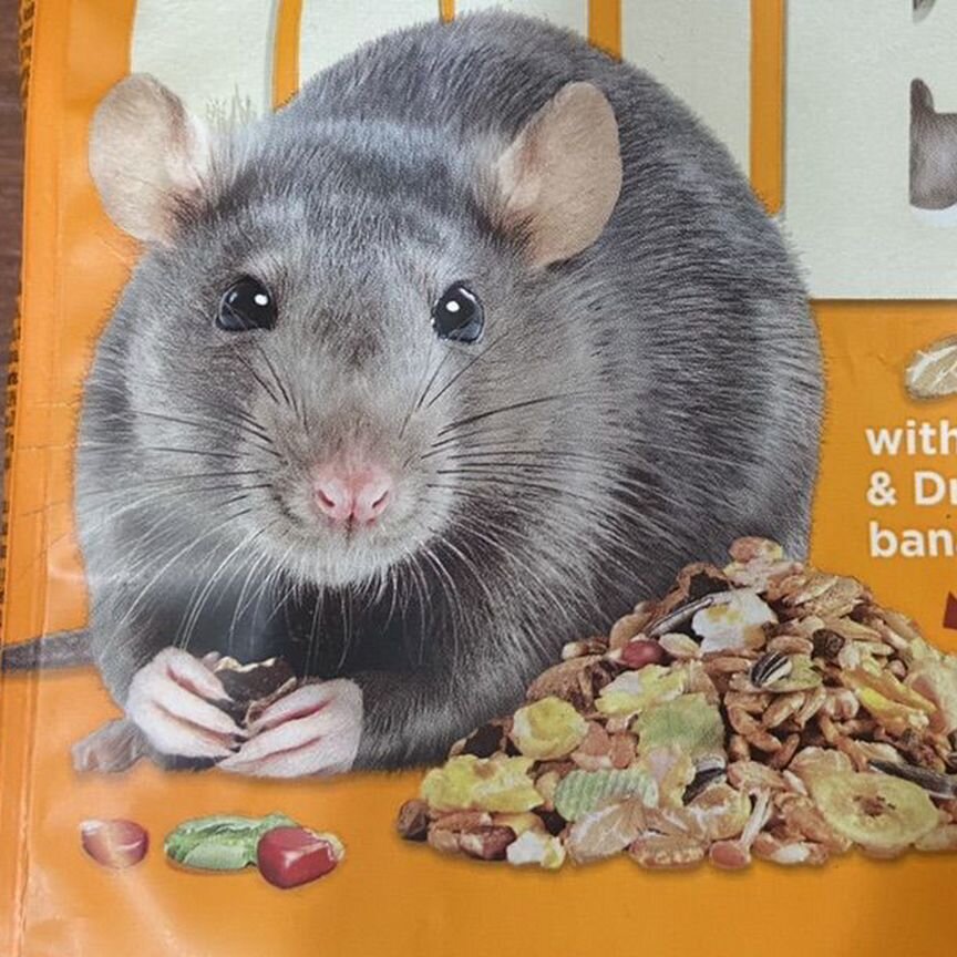 Корм для грызунов новый крыс и хомячков