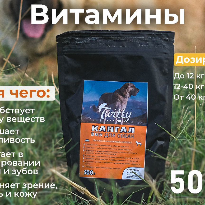 Витамины для собак Кангал