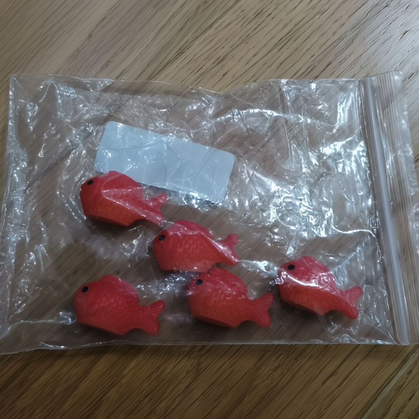 Набор искусственных рыбок, новые