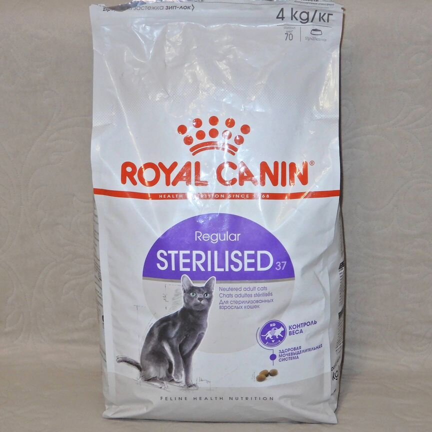 Корм сухой royal canin Sterilised 37 4кг
