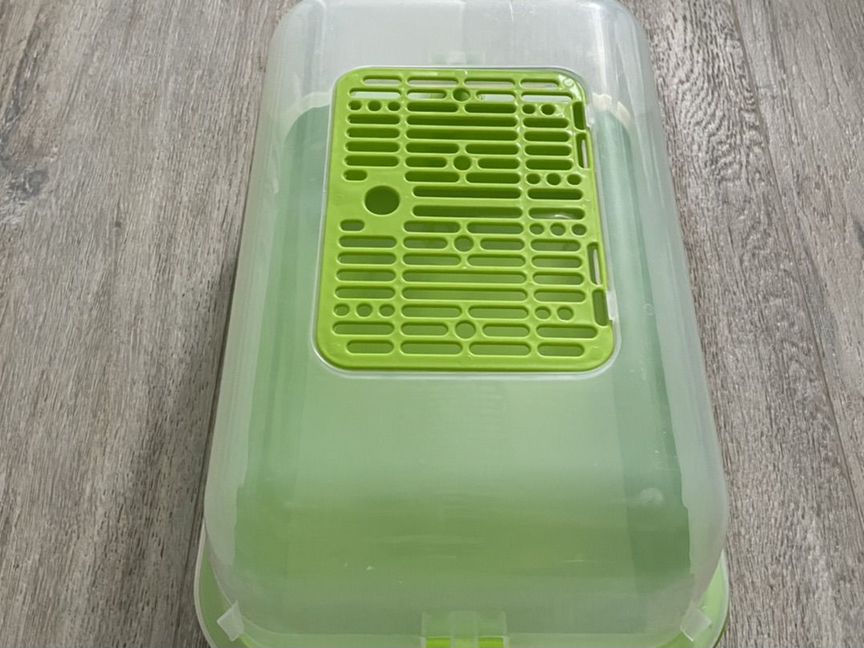 Террариум с дверкой средний прозрачный