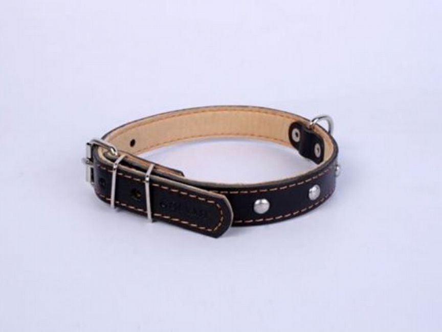 Ошейник collar двойной с украшениями (ширина 14мм
