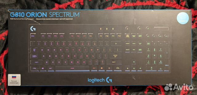 Logitech G810 orion spectrum Black купить в Москве | Электроника | Авито
