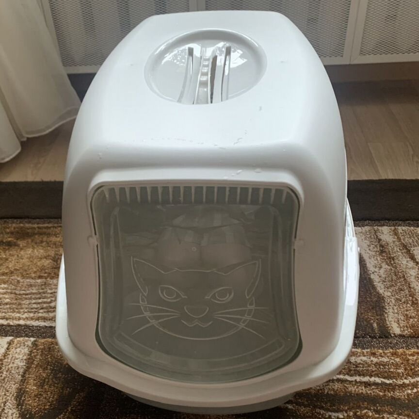 Кошачий туалет закрытый