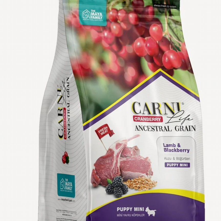 Корм для собак carni life