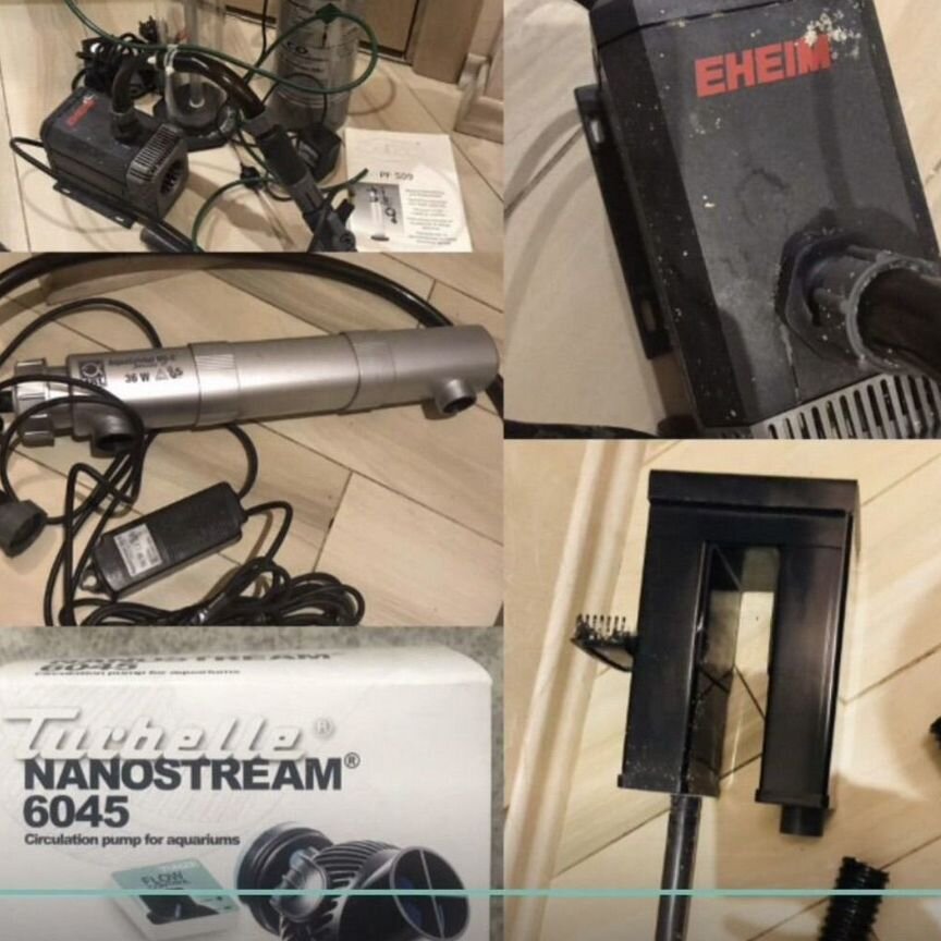 Морской аквариум, оборудование