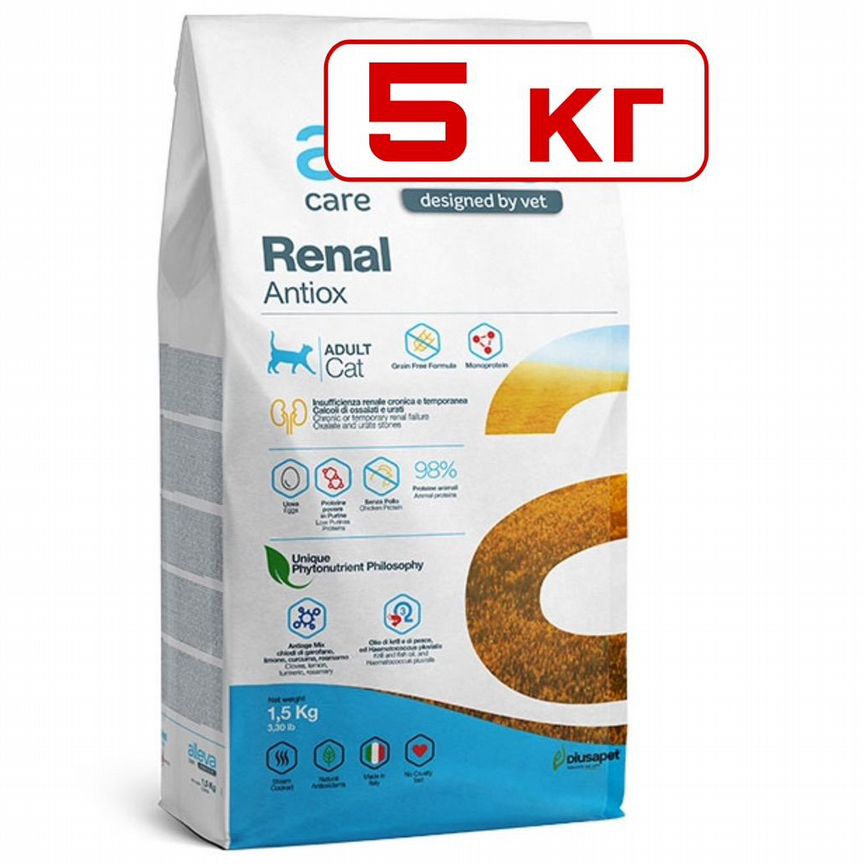 Корм для кошек Alleva Care Renal Antiox 5 кг