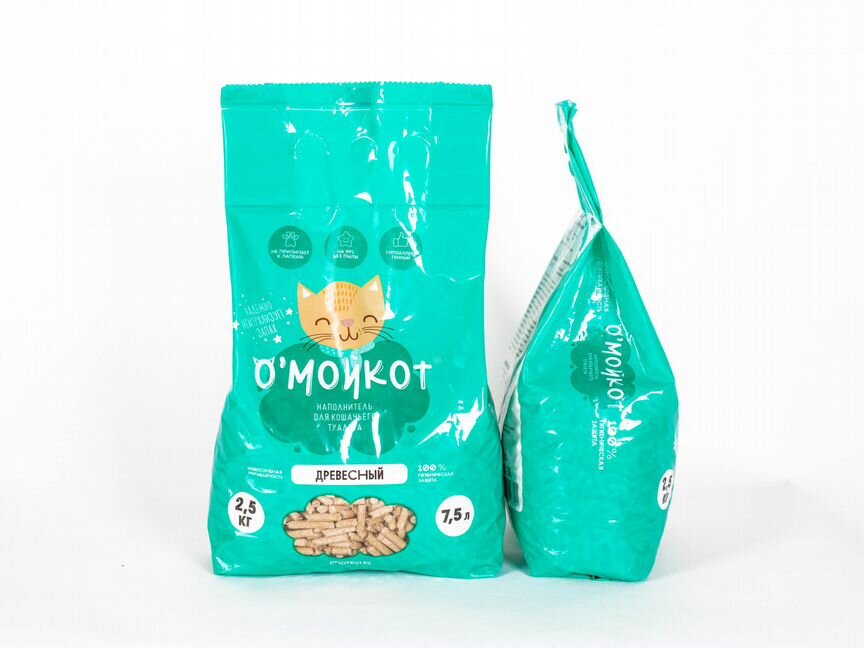 Древесный наполнитель "омойкот"