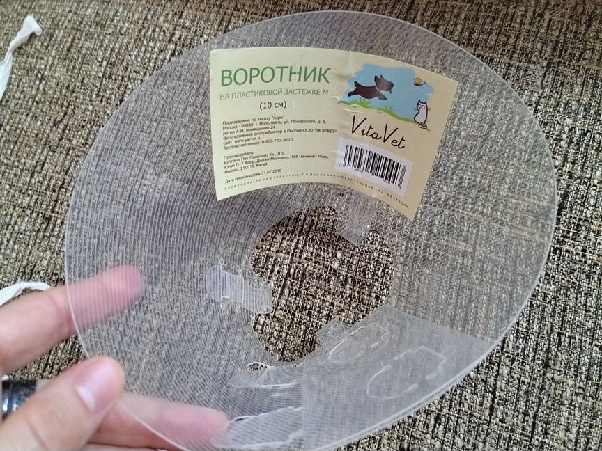 Воротник для кошки и попона