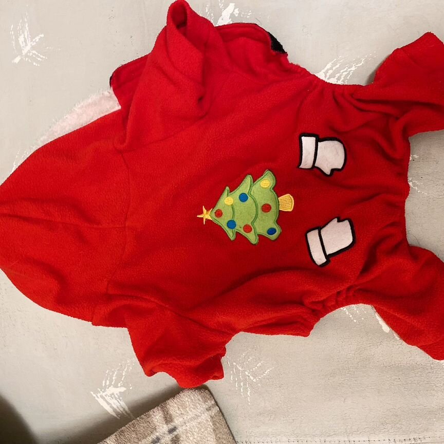 Новогодний комбинезон для собаки