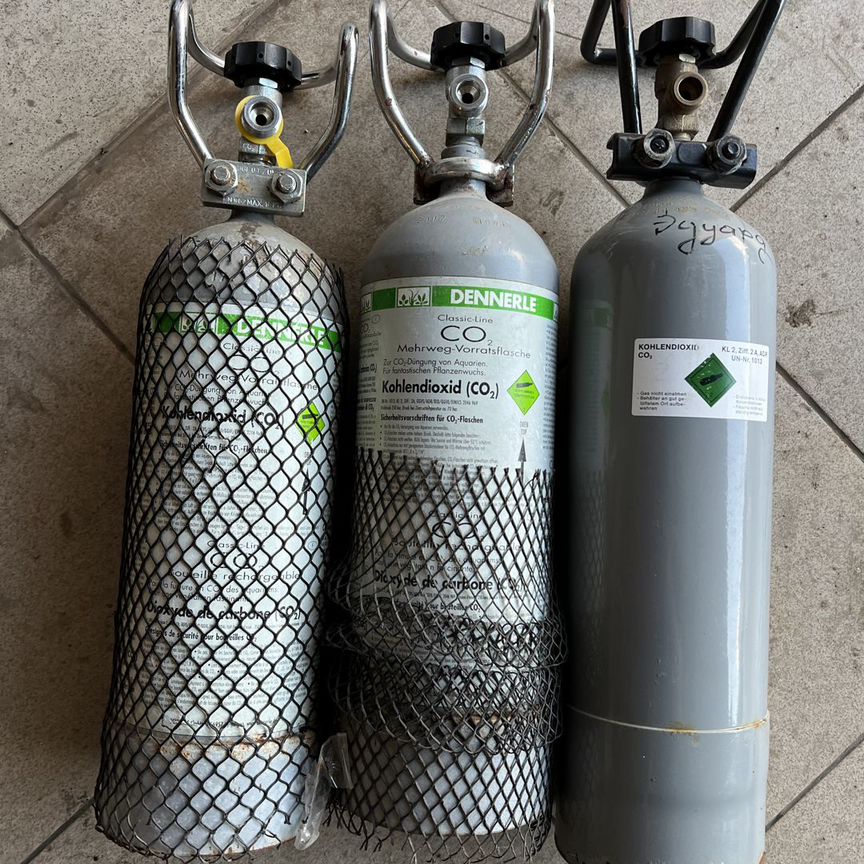 Балон со2 2 литра, пустой для аквариума