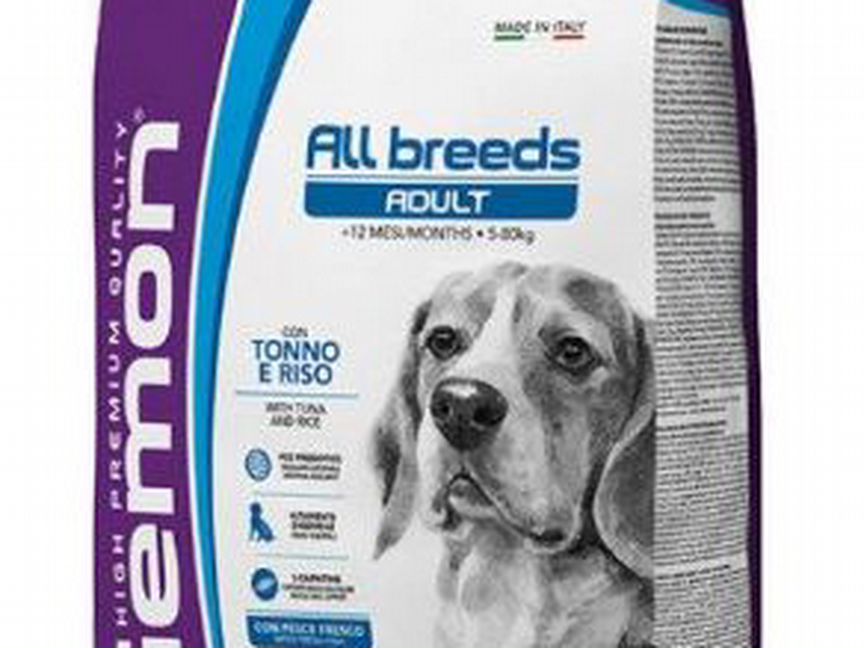 Gemon Dog Adult All breeds (Тунец, рис), 20 кг