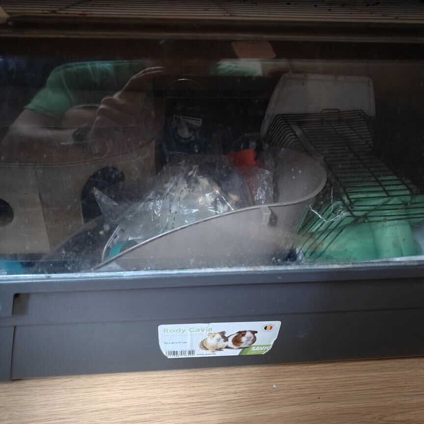 Клетка для морской свинки + переноска + домик