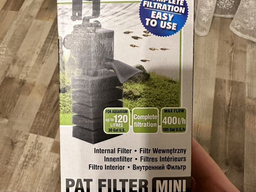 Фильтр для аквариума aquael pat filter mini