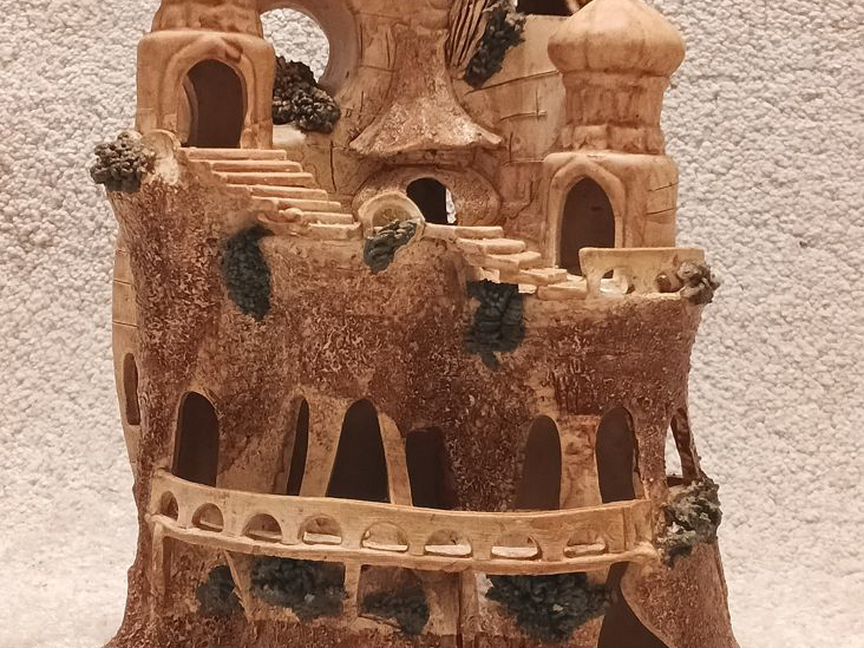 Декорации для аквариума замок