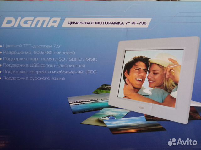Цифровая фоторамка Digma PF-730 купить в Санкт-Петербурге | Электроника ...