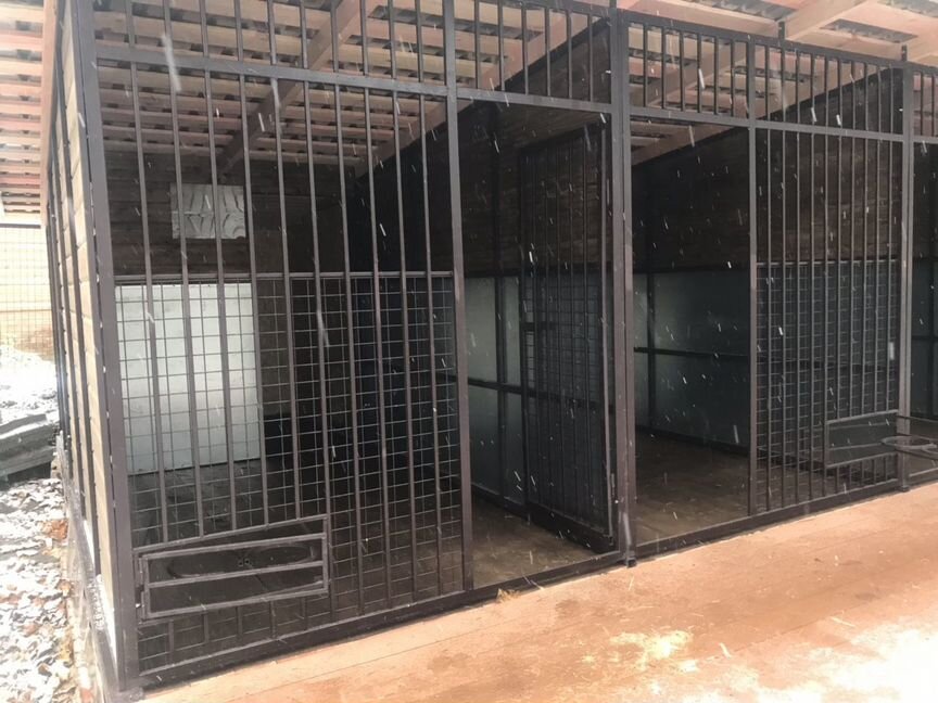 Вольерные комплексы в приюты питомники гостиницы