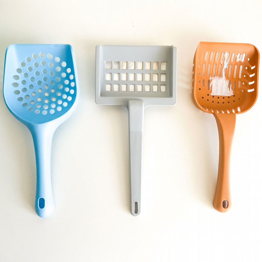 Совок для кошачьего туалета пакетом