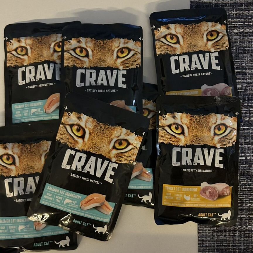 Корм для кошек crave 7 шт