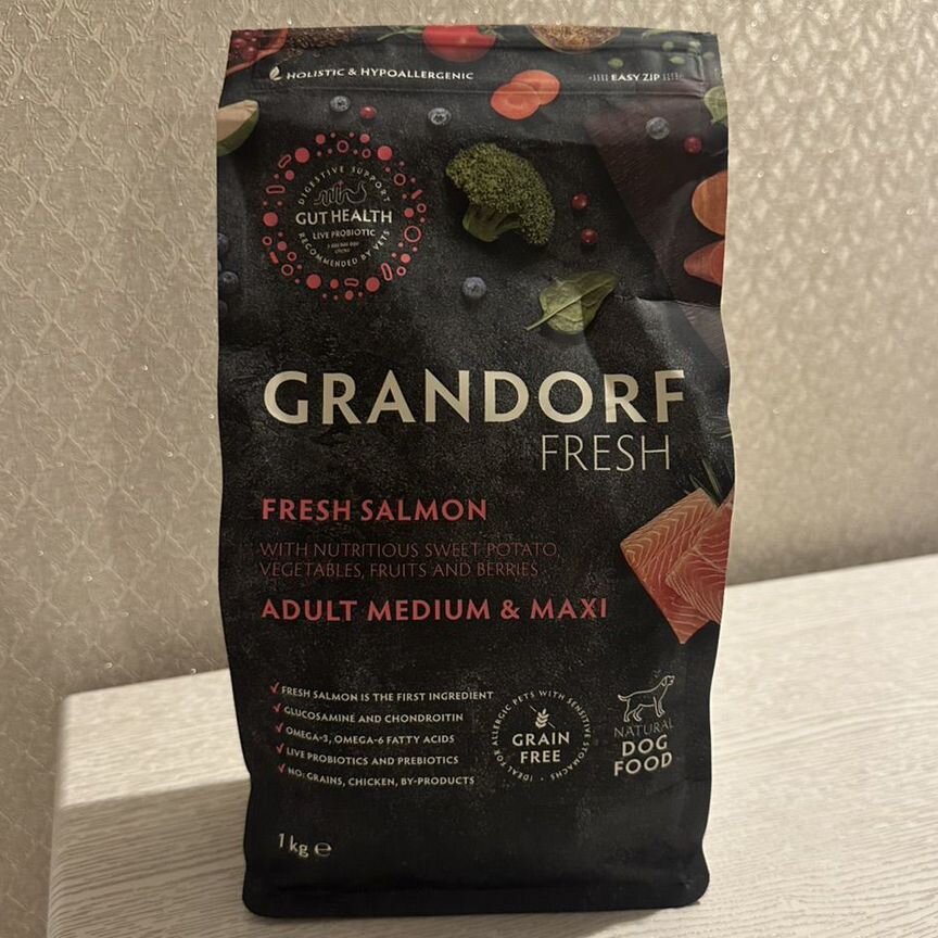 Корм для собак Grandorf fresh свежий лосось