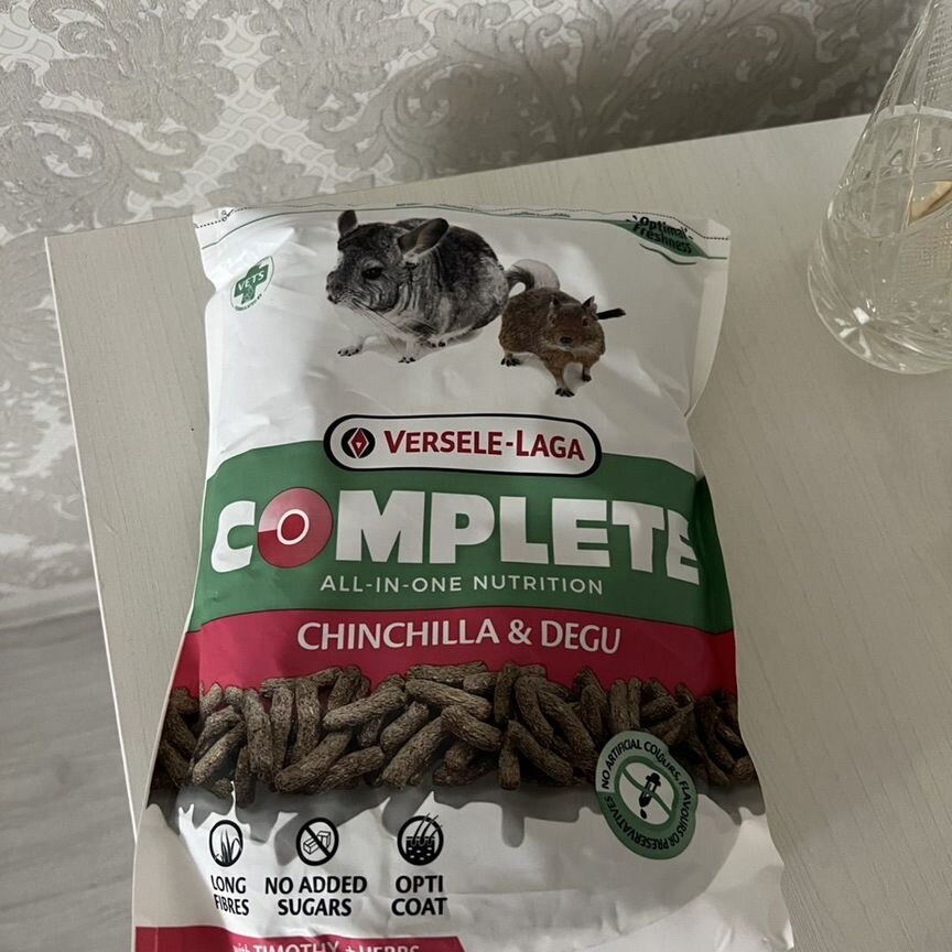 Корм для шиншилл versele laga