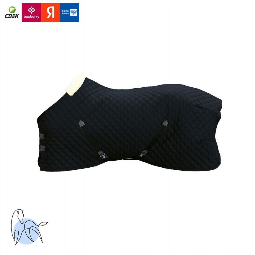 Денниковая попона Stable rug 400 г от Kentucky - Черный