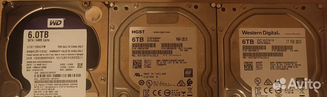 Жесткие диски hgst, hitachi,wd 6тб, 8tb купить в Москве | Электроника ...