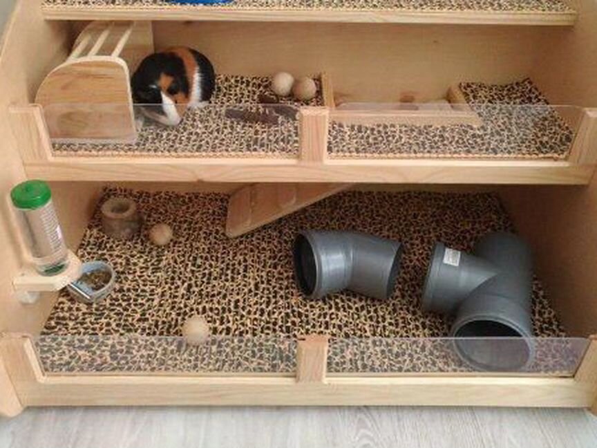 Клетка вольер для морских свинок на заказ