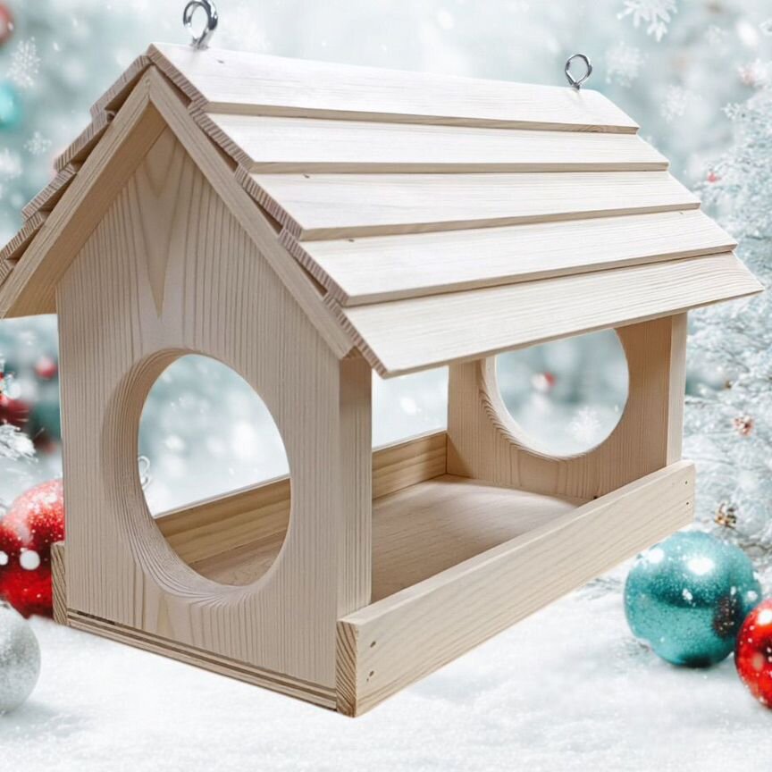 Кормушка для птиц из дерева