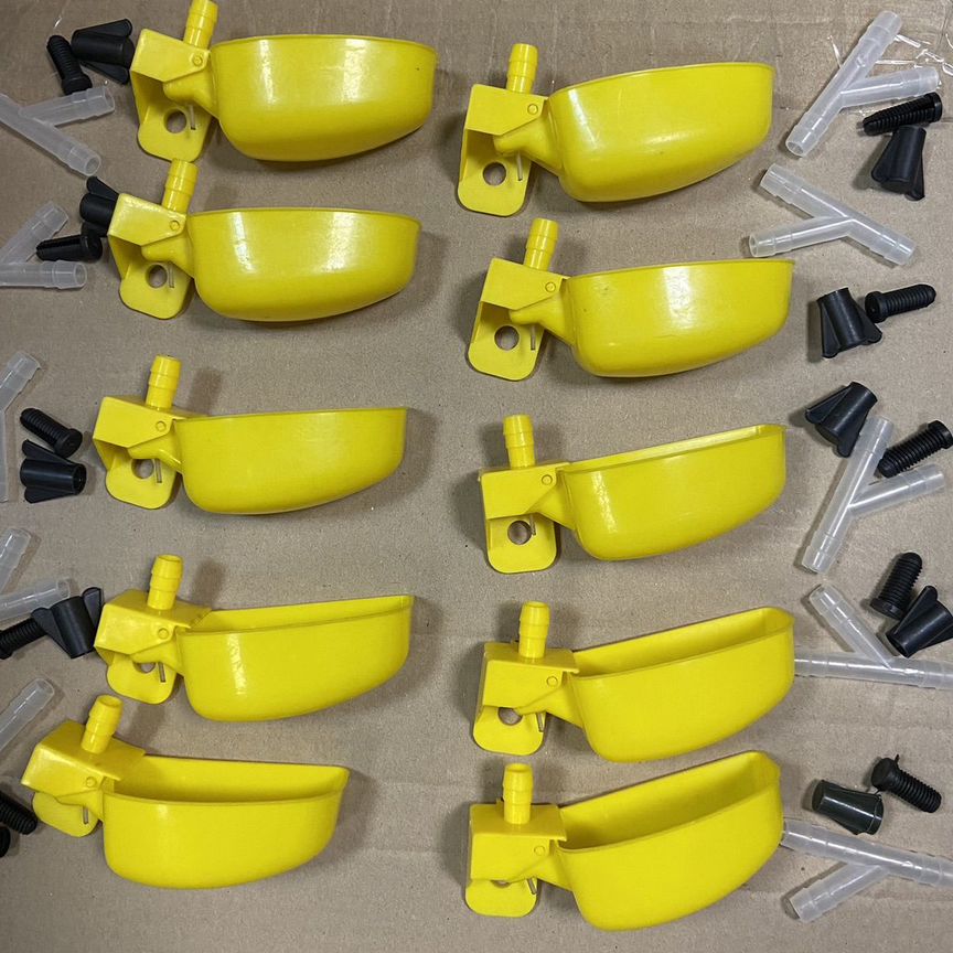 Поилки микрочашечные для перепелов, кур