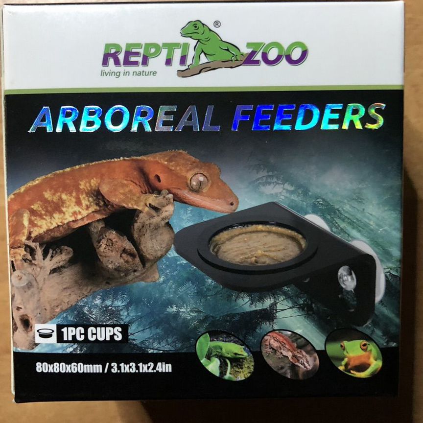 Кормушка для рептилий на присосках